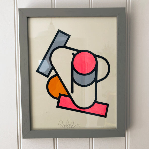 Mr Penfold Ciggies original abstract painting - Oh Yeah Gallery